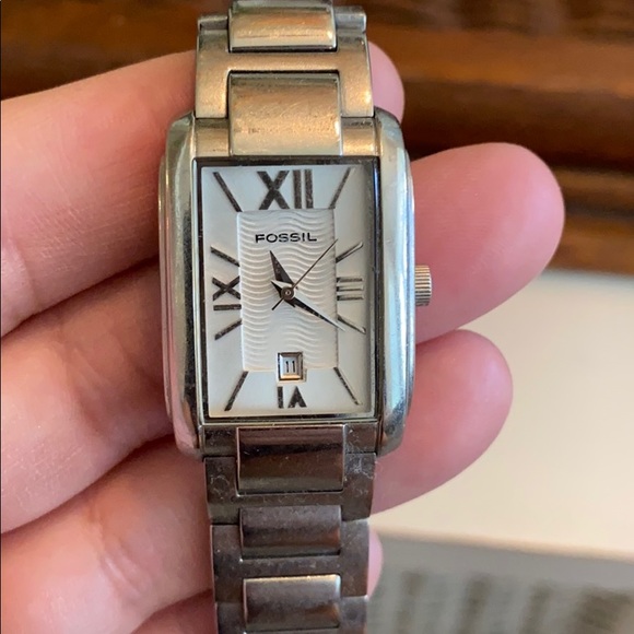 Fossil | Jewelry | Fossil Rectangular Watch | Poshmark